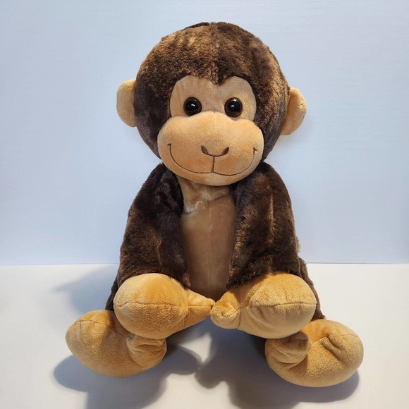 Fiesta Toys | Toys | Cute Brown Monkey Large 5 Inch Plush Soft Stuffed ...